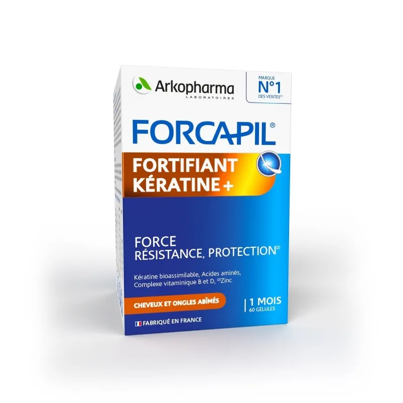 Forcapil Fortifiant Kératine+ Anti-Casse 60 Gélules